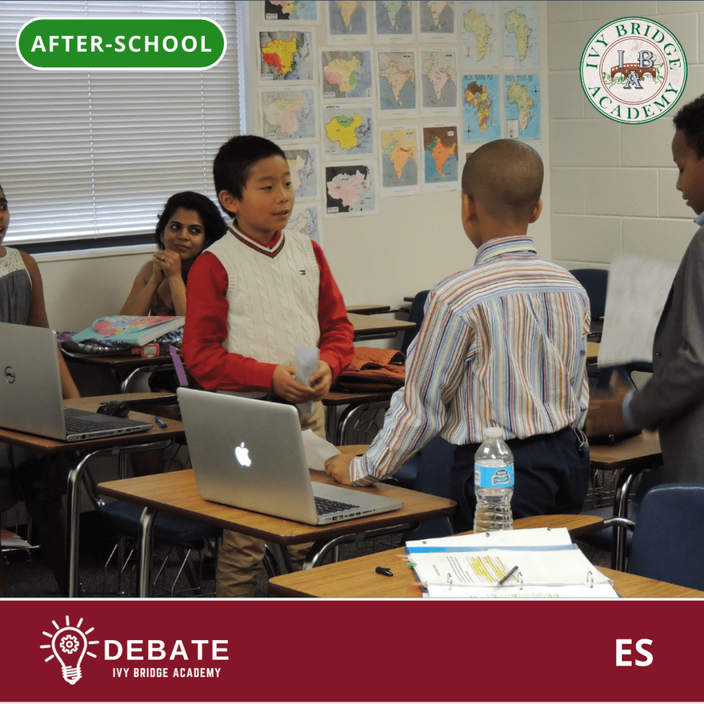ES After-School Public Speaking & Debate - Ivy Bridge Academy